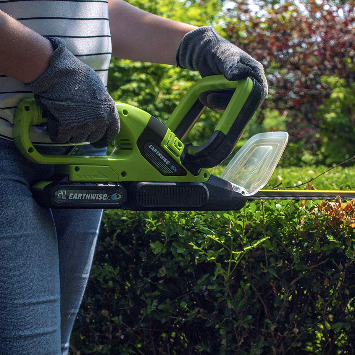 Earthwise Power Tools by ALM 20 20V 2Ah Lithium Hedge Trimmer American Lawn Mower Co. EST 1895